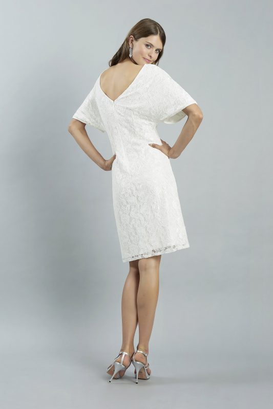 Kurzes Standesamtkleid Annie - Avorio Vestito